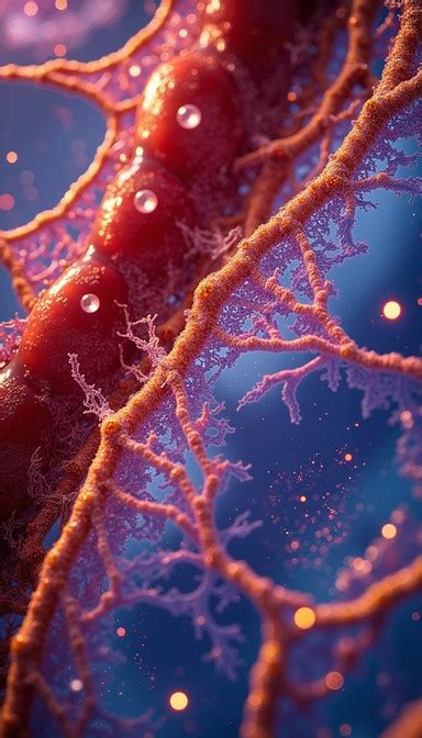 Free Microscopic Vessel Architecture Image Vessels Microscopic