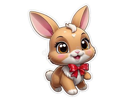 A Cute And Naughty Rabbit Stock Image Illustration Of Banner 331431681