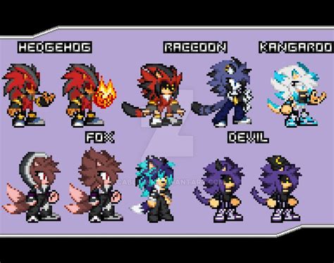Some Sonic Sprite Character~ 3 By Cable Ink On Deviantart
