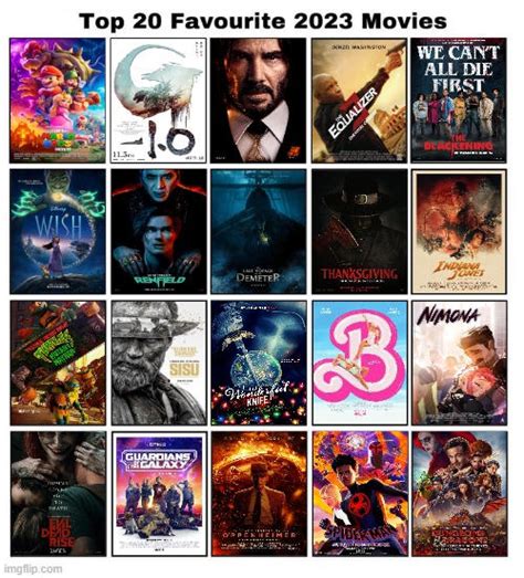 My Top 20 Favorite Movies Of 2023 By Willaversecreator On Deviantart