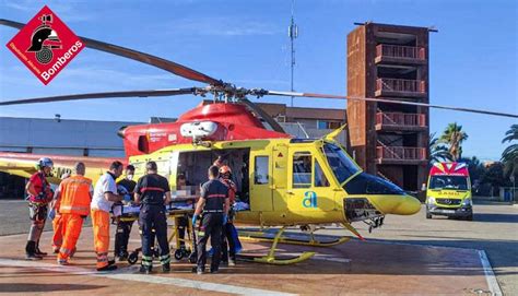Evacuan En Helicóptero A Una Senderista Tras Sufrir Un Desmayo Nada Más