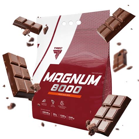 Trec Magnum 8000 5450g Mega Mocny Gainer Na MasĘ BiaŁko WĘglowodany