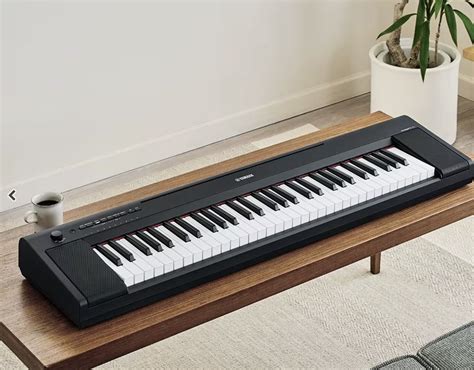 Piano Digitale Yamaha NP Piaggero Black Tasti