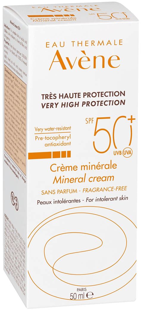 Avène Sun Минерален слънцезащитен крем за лице Spf50 50 Ml Ozone Bg