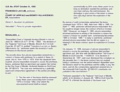 Cases Ii Potestative Conditions G No 87047 October 31 1990