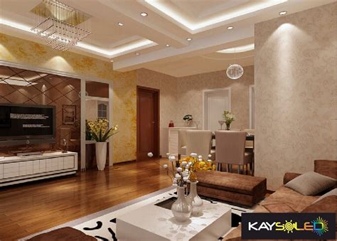 Потолок из гипсокартона для гостиной фигурный 75 фото