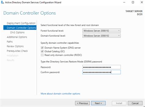 quickly set up a windows domain controller on proxmox 2022 guide