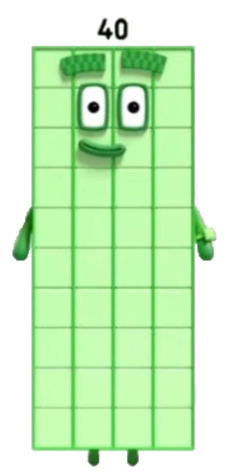 Forty From Numberblocks By Alexiscurry On Deviantart