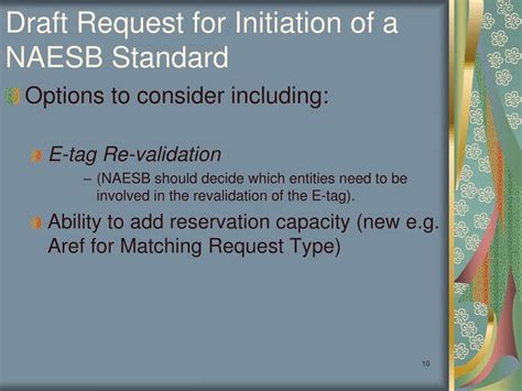 Ppt Draft Request For Initiation Of A Naesb Standard Powerpoint