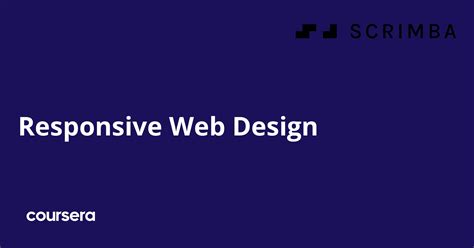 Responsive Web Design Coursera