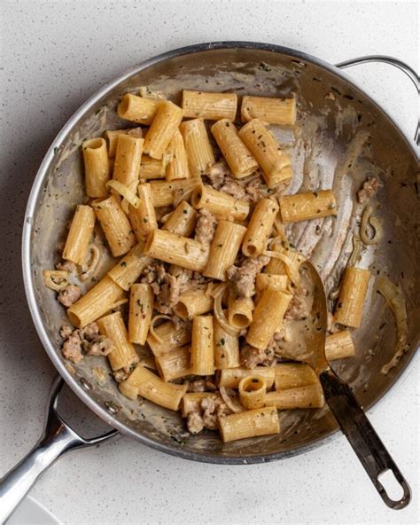 Best Creamy Sausage Pasta Recipe The Burnt Butter Table