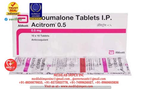 Acenocoumarol Acitrom Tablet 2 Mg At ₹ 200 Stripe In Nagpur Id 2851861572355