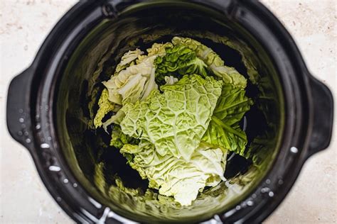 Easy Low Carb Unstuffed Cabbage Roll Casserole Crockpot Recipe