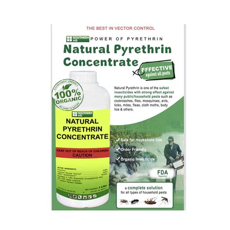 Natural Pyrethrin Concentrate Cats Eye King International Inc No 1 Pest Control Services