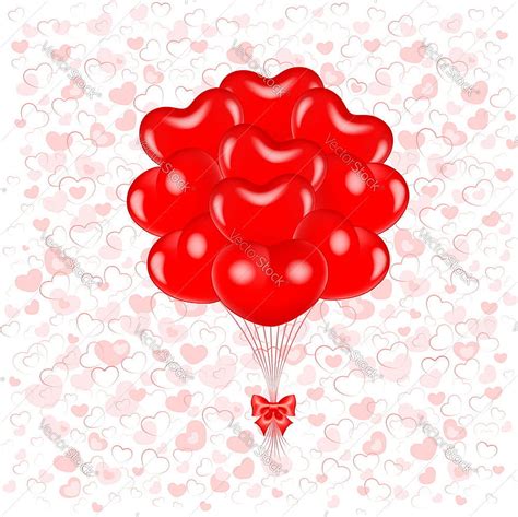 Vector De Globos Rojos Eps Ai Uidownload
