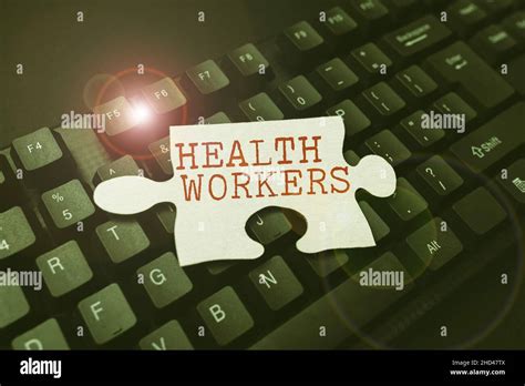 Text Caption Presenting Health Workers Business Showcase Whose Job To