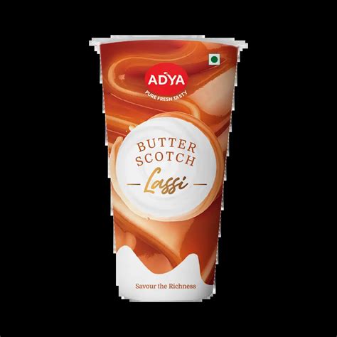 Butterscotch Glass Lassi Adya Dairy