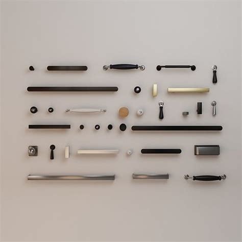 Ikea Handles And Knobs Pack3 3d Model Cgtrader
