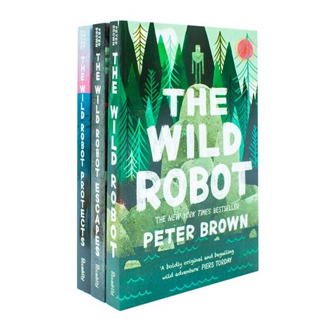 The Wild Robot Series 3 Books Collection The Wild Robot The Wild