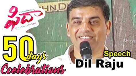 Dil Raju Speech At Fidaa 50 Days Celebrations Varun Tej Sai Pallavi