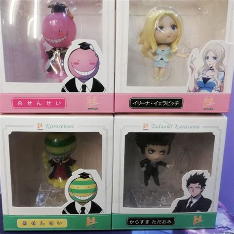 Assassination Classroom 暗杀教室 2box Set Korosenseiirina Jelavictadaomi Karasuma Figure手办