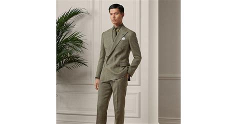 Ralph Lauren Purple Label Ralph Lauren Gregory Hand Tailored Plaid Suit