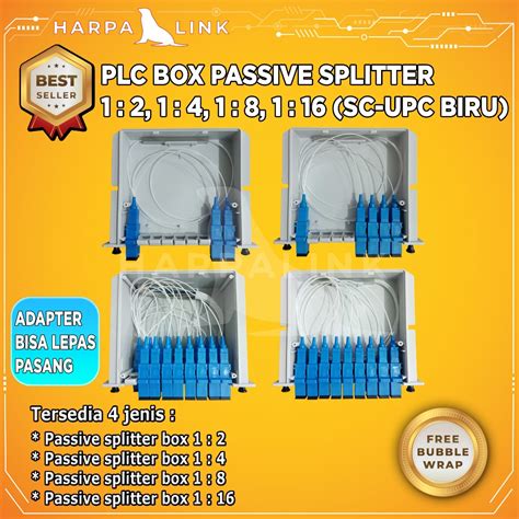 Jual Passive Splitter Box 18 Sc Upc Plc Box 18 Sc Upc Fiber Optik