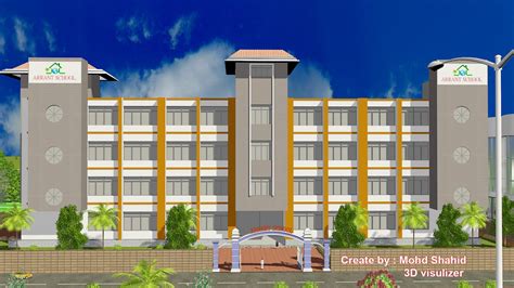 3d Work School Front