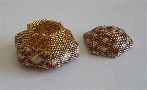 Hexagonal Beaded Box By Julia Pretl