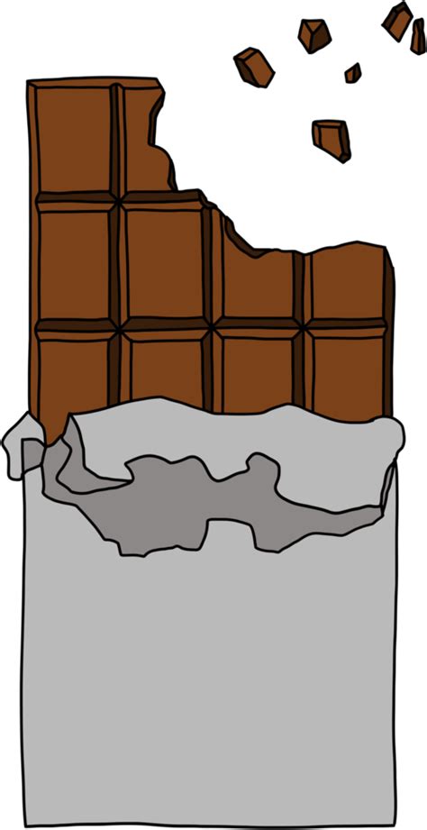Garabatos Dibujo De Boceto A Mano Alzada De Una Barra De Chocolate
