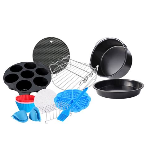 Set 11 Accesorii Pentru Friteuza Air Fryer Zilan Zln8016 18 Cm