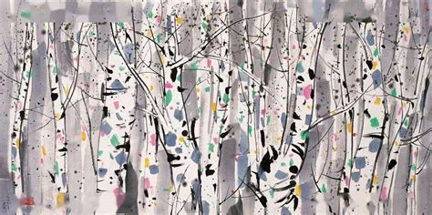 千姿百态，大师吴冠中笔下的树太美了！系列