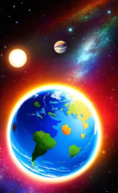 Premium Photo Planet Art