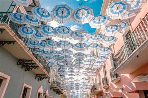 Umbrella Street In San Juan Puerto Rico National Diabetes Month