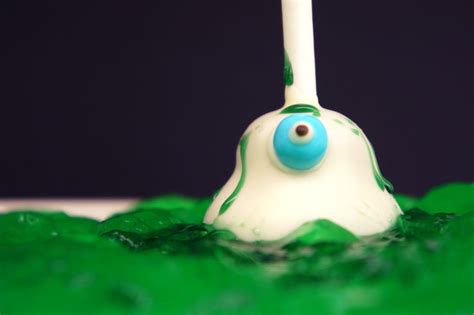 Halloween Slimer Cake Pop Recipe