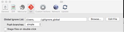 Does Sourcetree Provide Any Tool Or Screen For Editing Gitignore File Stack Overflow
