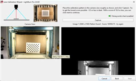 Camera Alignment Capture Problems Cameras Lightburn Software Forum