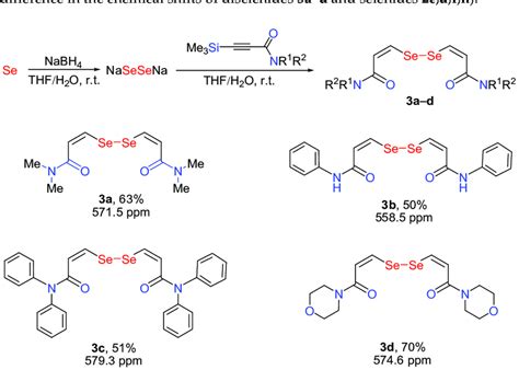 Scheme 3 Regio And Stereoselective Synthesis Of Divinyl Diselenides