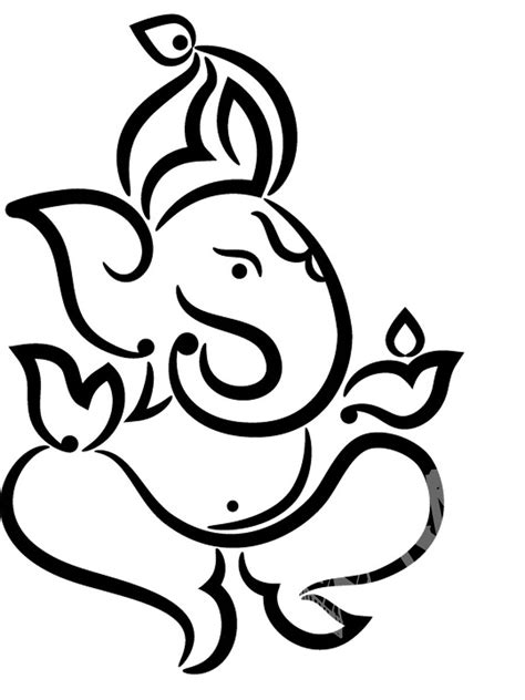 Ganesha Sketches Simple At Explore Collection Of