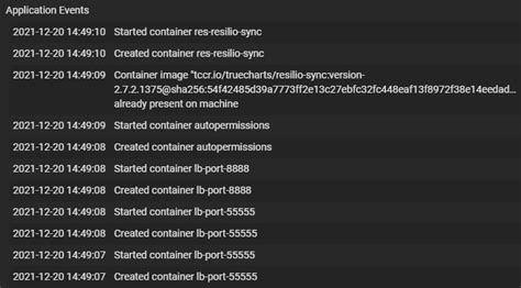 Resilio Sync Does Not Apply Puid Setting · Issue 1591 · Truecharts