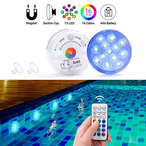 Swimming Pool Light Rgb Led Bulb Submersible Under Grandado