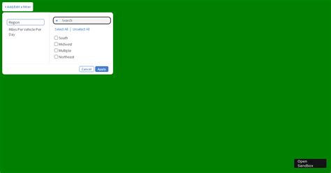 Segmentation Filters Codesandbox