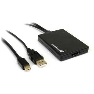 StarTech Mini DisplayPort To HDMI Adapter With USB Audio MDP HDMIUSBA Canada Computers