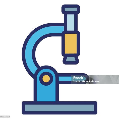 Microscope Cute Playful Lottie Animation Stock Illustration Download