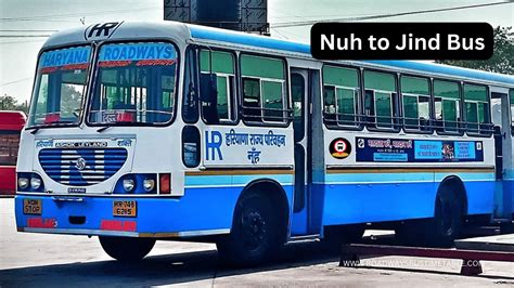 Nuh To Jind Bus Time Table