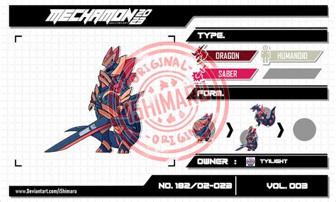 Mechamon No 182 02 02b Vol 003 By I5himaru On Deviantart