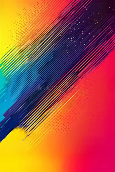 Colorful Diagonal Lines Creating Dynamic Abstract Background Stock Illustration Illustration