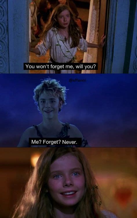 Me Forget Never Peter Pan 2003 Peter Pan Movie Peter Pan