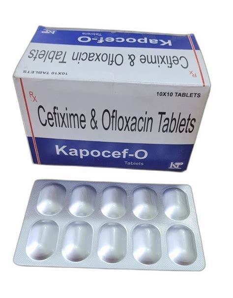 Cefixime Ofloxacin Tablet 100 Mg At 500 Box In New Delhi ID