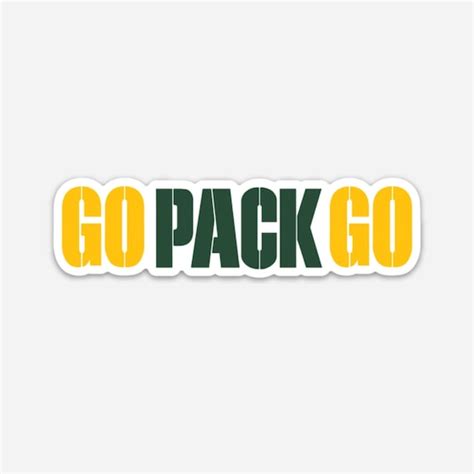 Items Similar To Go Pack Go Green Bay Packers Custom Green Bay Packers